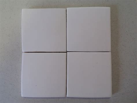 50 Unfinishedraw 425x425 Bisque White Tile For Projects Etsy