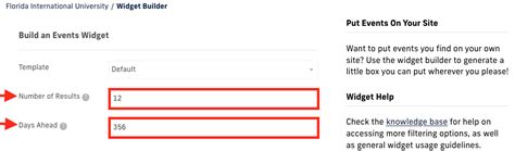 creating an events feed on your website fiu core resource hub