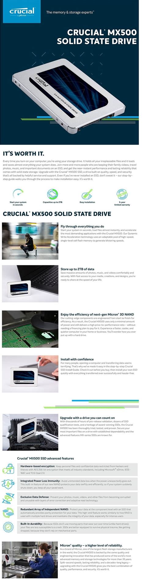 Crucial MX TB SATA In SSD Allneeds Computers