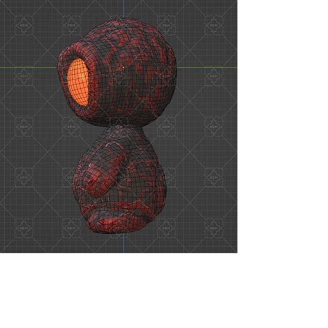 Magma Spirit Mini Golem Gamedev Market