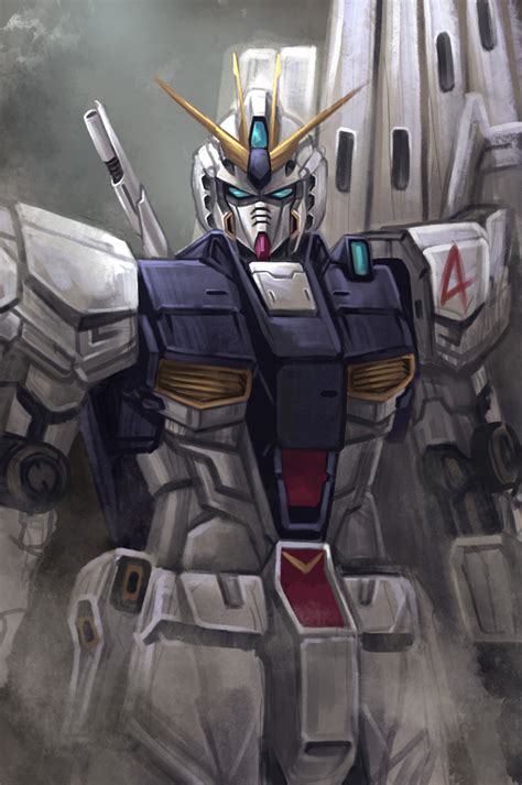 Nu Gundam Gundam And More Drawn By Kacyu Danbooru