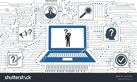 Circuit Question Laptop Images Stock Photos Vectors Shutterstock