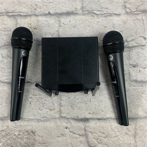 AKG SR40 Mini 2 Dual Wireless Handheld Microphone Outfit - Evolution Music