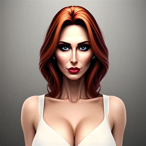 Big Lips Girl Standing Portrait Highly Detailed Beautiful Hd