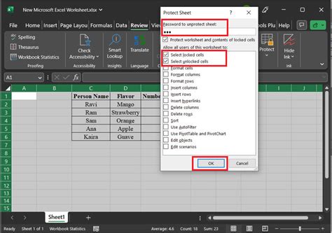 How To Lock And Protect Selected Cells In Excel