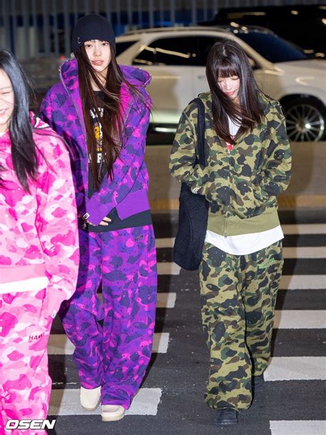 Newjeans Wearing Bape