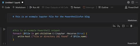 Powershell Is Fun Jupyter Notebooks In Vscode With Powershell Support