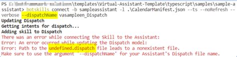 [botskills] dispatchname is undefined · issue 1873 · microsoft