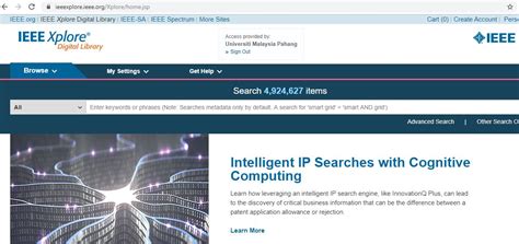 How To Use Ieee Xplore Under Access Provided By Universiti Malaysia