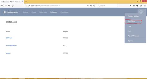 visualizing erpnext data using metabase step by step guide erpnext