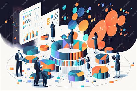 Premium Photo | Data mining project with team of data experts working together to analyze and ...