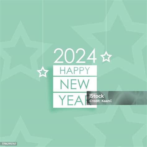 2024 새해 복 많이 받으세요 배경 벡터 일러스트 레이 션에 추상적 인 숫자 휴일 기치 디자인 치고는 인사말 카드 초대 달력 등등 벡터 스톡 일러스트 0명에 대한 스톡