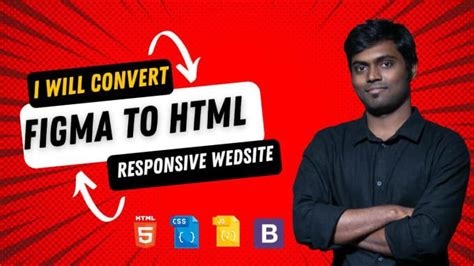 Maidul007 I Will Convert Figma To Html Responsive Website For 10 On