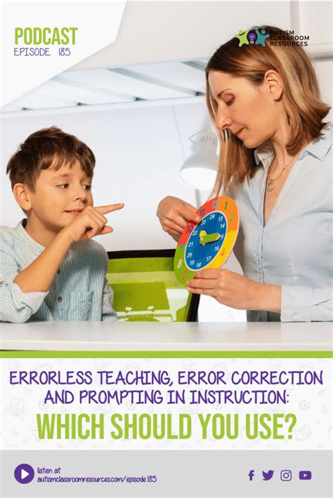 Errorless Teaching Error Correction And Prompting Ep 185