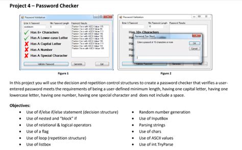 Solved Project 4 Password Checker Figure 1 Figure 2 In This