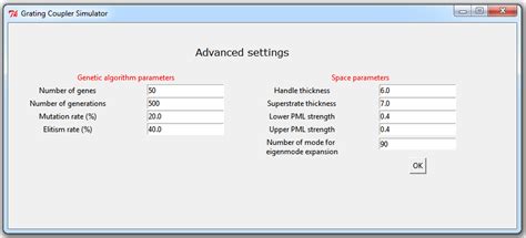 Advanced Settings Window Download Scientific Diagram