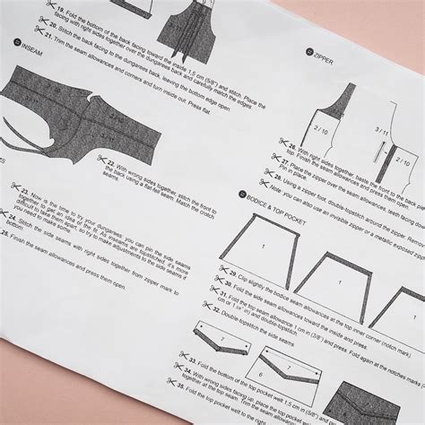 pdf sewing pattern instruction booklet printing service guthrie and ghani