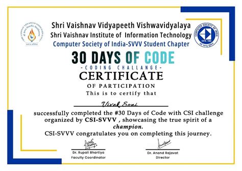 Vivek Soni On Linkedin Hey Folks Ive Recently Completed The 30 Days Code Challenge With