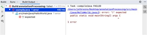 Build Tool Window IntelliJ IDEA Documentation