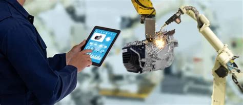 Iot Industry 40 Concept Industrial Engineer Using Software Augmented Virtual Reality In