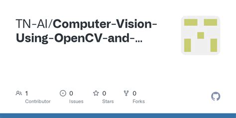 Github Tn Aicomputer Vision Using Opencv And Python