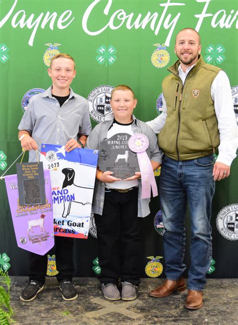 Reserve Champion Meat Carcass Goat Farm And Dairy