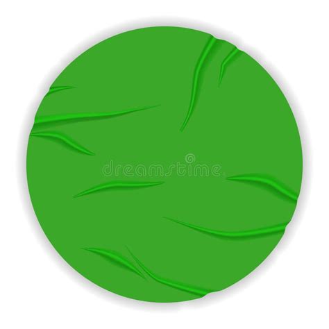 Template Glued Paper With Wrinkles Effect Realistic Stock Vector