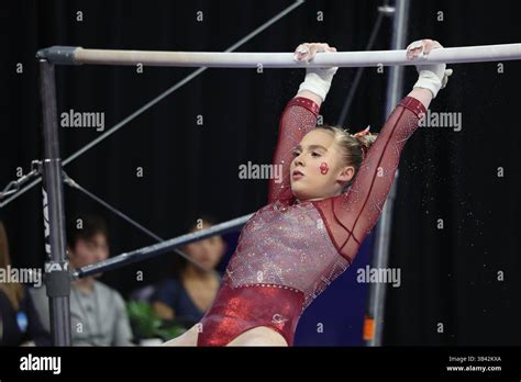 April 4 2025 Gymnast Lily Pederson Of Oklahoma University During The