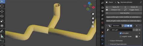 geonodes artifacts on cylinders using curve to mesh modeling