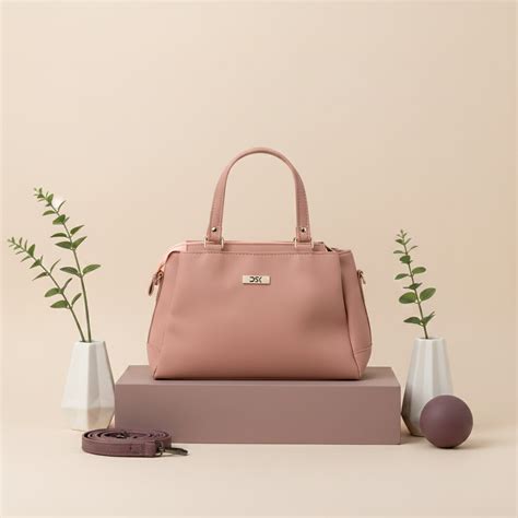 Chic Dusty Rose Womens Satchel Handbag Kandy Selection