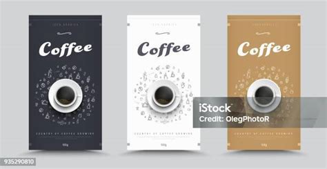 커피 한 잔 커피 최고 보기의 손에 의해 그림으로 포장을 디자인 합니다 커피에 대한 스톡 벡터 아트 및 기타 이미지 커피