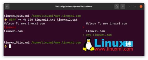 如何使用 diff 命令比较 Linux 终端中的文本文件 Linux迷 如何使用 diff 命令比较 Linux 终端中的文本文件 Linux迷
