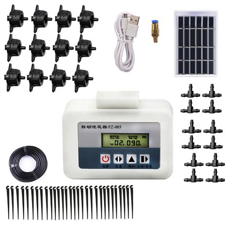 Badu Bg Слънчево интелигентно автоматично поливане за растения Водна помпа за цветя Таймер