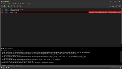 Grasshopper Python3 Script Error Scripting Mcneel Forum