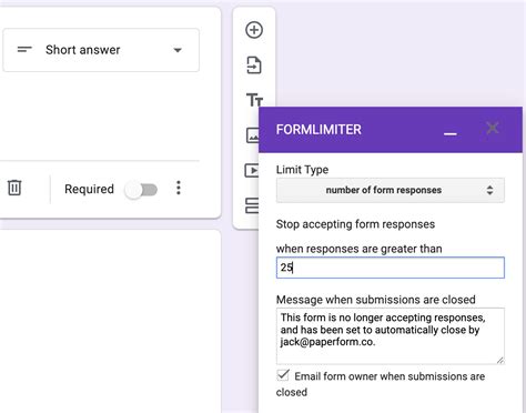 How To Close A Google Form At A Specific Time