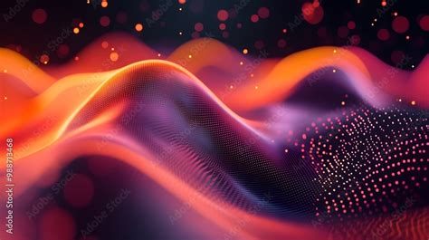A Vibrant 3d Visualization Of Control Points Defining The Shape Of A
