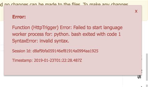 Failed To Start Language Worker Process For Python · Issue 291