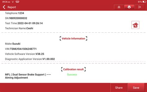 Suzuki Swift 2017 Front Camera Calibration
