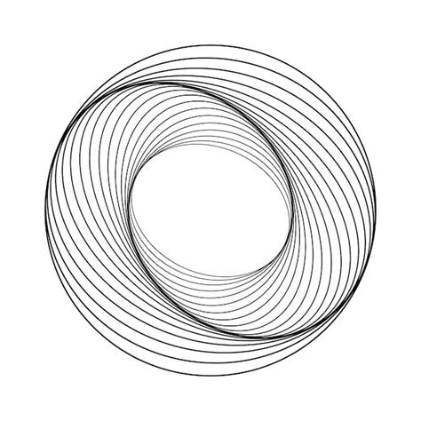 Free Vector Abstract Circular Geometric Element Vector