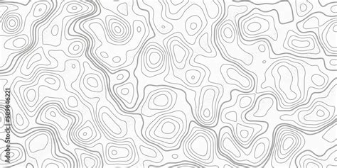 Abstract Topographic Contours Map Background Topography Map Background
