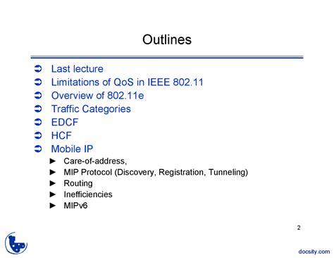qos limitations of 802 11 wireless networks lecture slides docsity