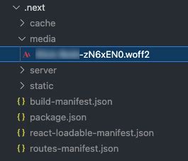 Unreliable Builds Between Node Module Requiring Font File Vs Local Requiring The Same Issue