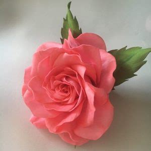 Роза из фоамирана: мастер-класс, шаблон, выкройка, маленькие ...