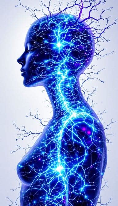 Free Glowing Neural Network Photo Neural Bioluminescent Digital Download At Stockcake