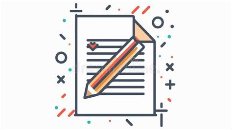 Reject Document Error Outline Icon Vector Stock Illustration Illustration Of Background