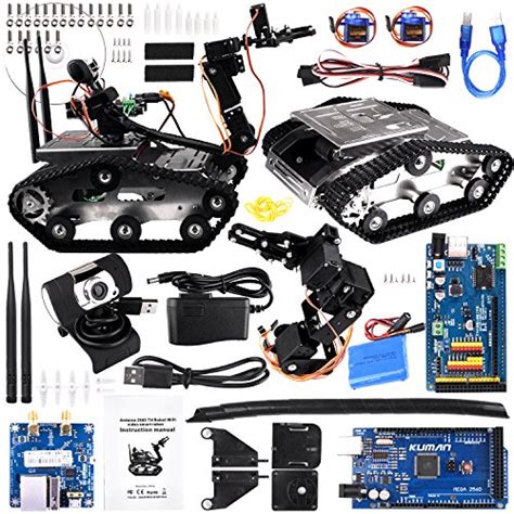 kuman wireless wifi manipulator robot car kit for arduino utility vehicle intelligent robotics