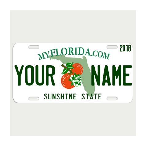 Florida License Plate Clipart