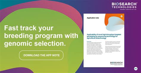 Fast Track Your Breeding Programs With Genomic Selection Discover How