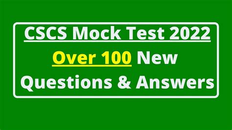 Cscs Mock Test 2022 100 Latest Qanda Citb Health And Safety Test Cscs Test 2022 Cscs Card