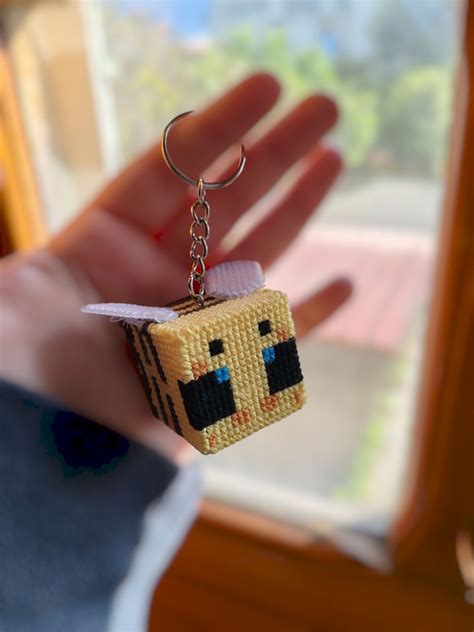 Minecraft Crochet Block Series Part 18 Bee Block Pattern Minecraft Crochet Minecraft